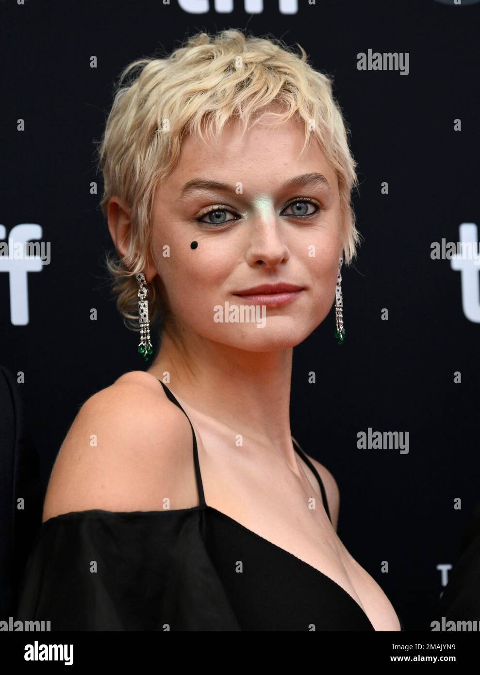 Emma Corrin attends the premiere of "My Policeman" at the Princess of ...