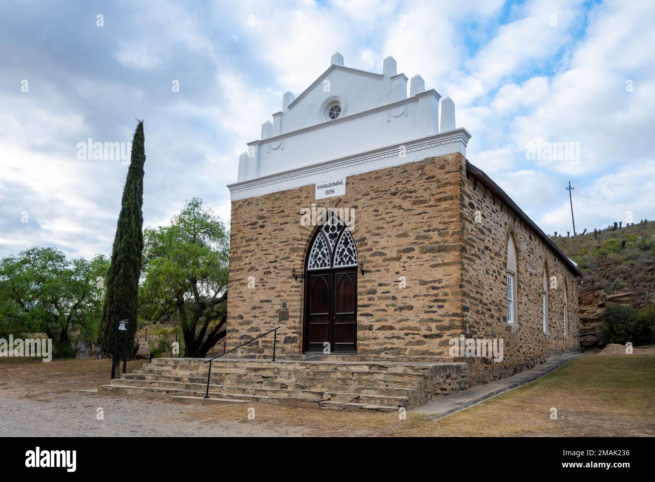 A church in small town Malgas, South Africa Stock Photo - Alamy