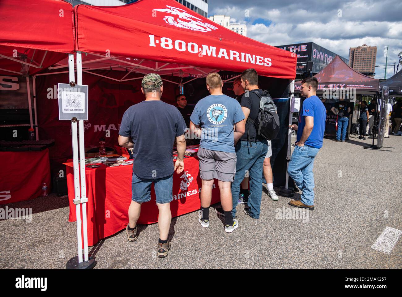 U.S. Marines with Recruiting Sub-Station Pembroke, Recruiting Station Richmond, 4th Marine Corps ...