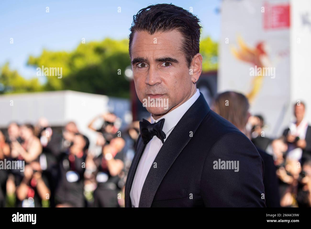 Colin Farrell poses for photographers upon arrival at the premiere of ...