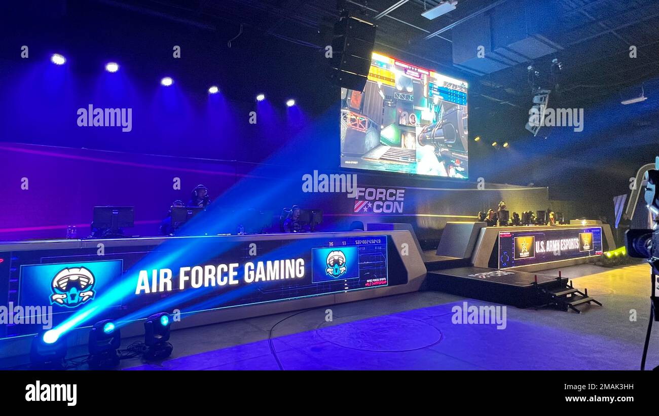 In the inaugural Armed Forces championship, Air Force Gaming team faced ...