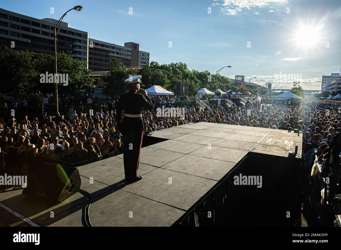 Sgt Dana Reminsky, the Marine Corps Recruit Depot Parris Island Band ...