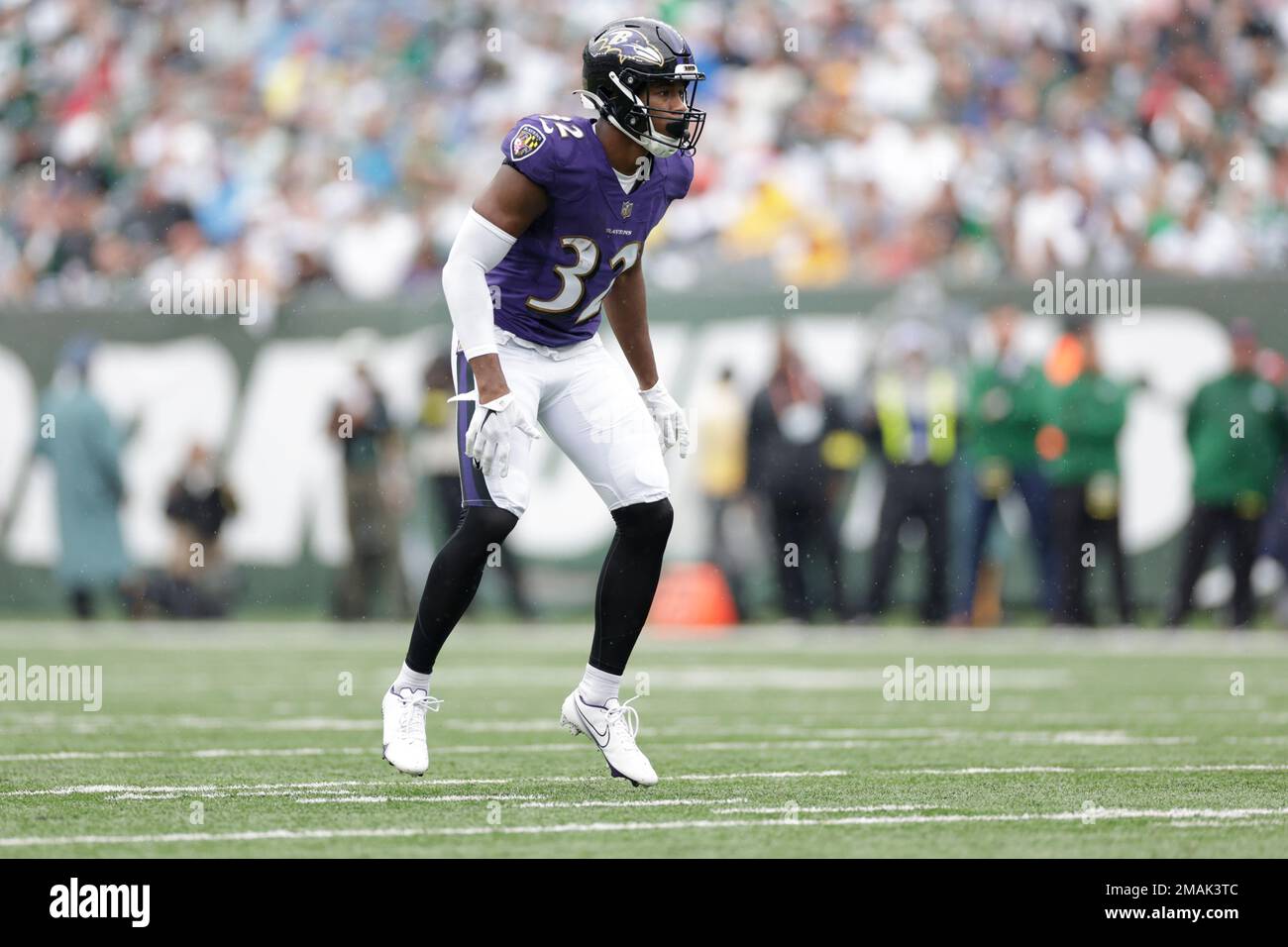 Baltimore Ravens' Marcus Williams (32) during the first half of an NFL ...
