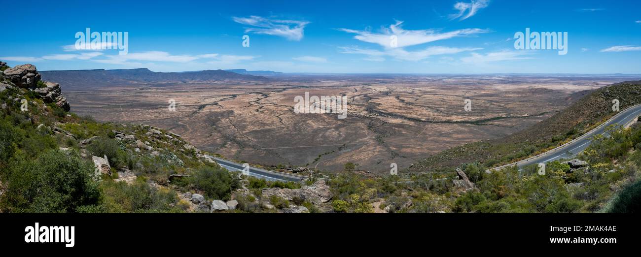 Panoramic view of Karoo Basin, Northern Cape, South Africa Stock Photo ...