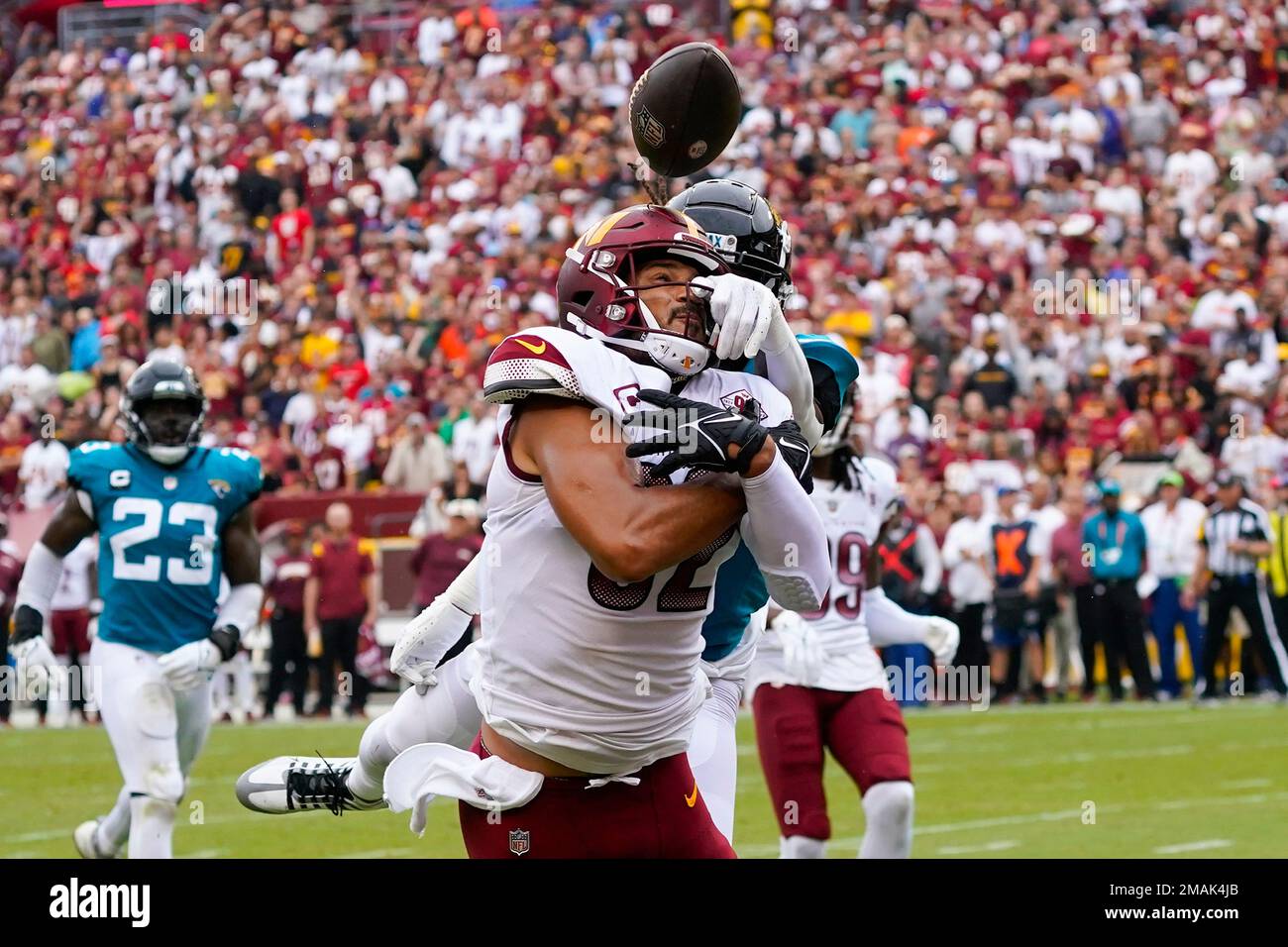 Jacksonville Jaguars safety Rayshawn Jenkins (2) breaks up a pass as he ...