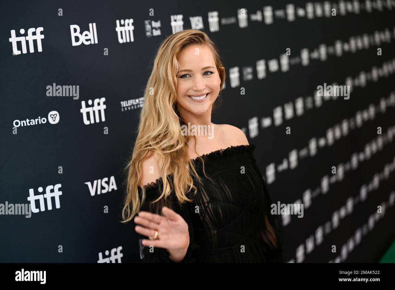 Jennifer Lawrence attends the premiere of "Causeway" at the Royal ...