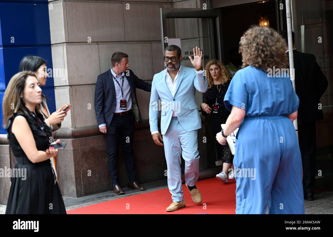 Jordan Peele attends the premiere of "Wendell & Wild" at the Princess ...