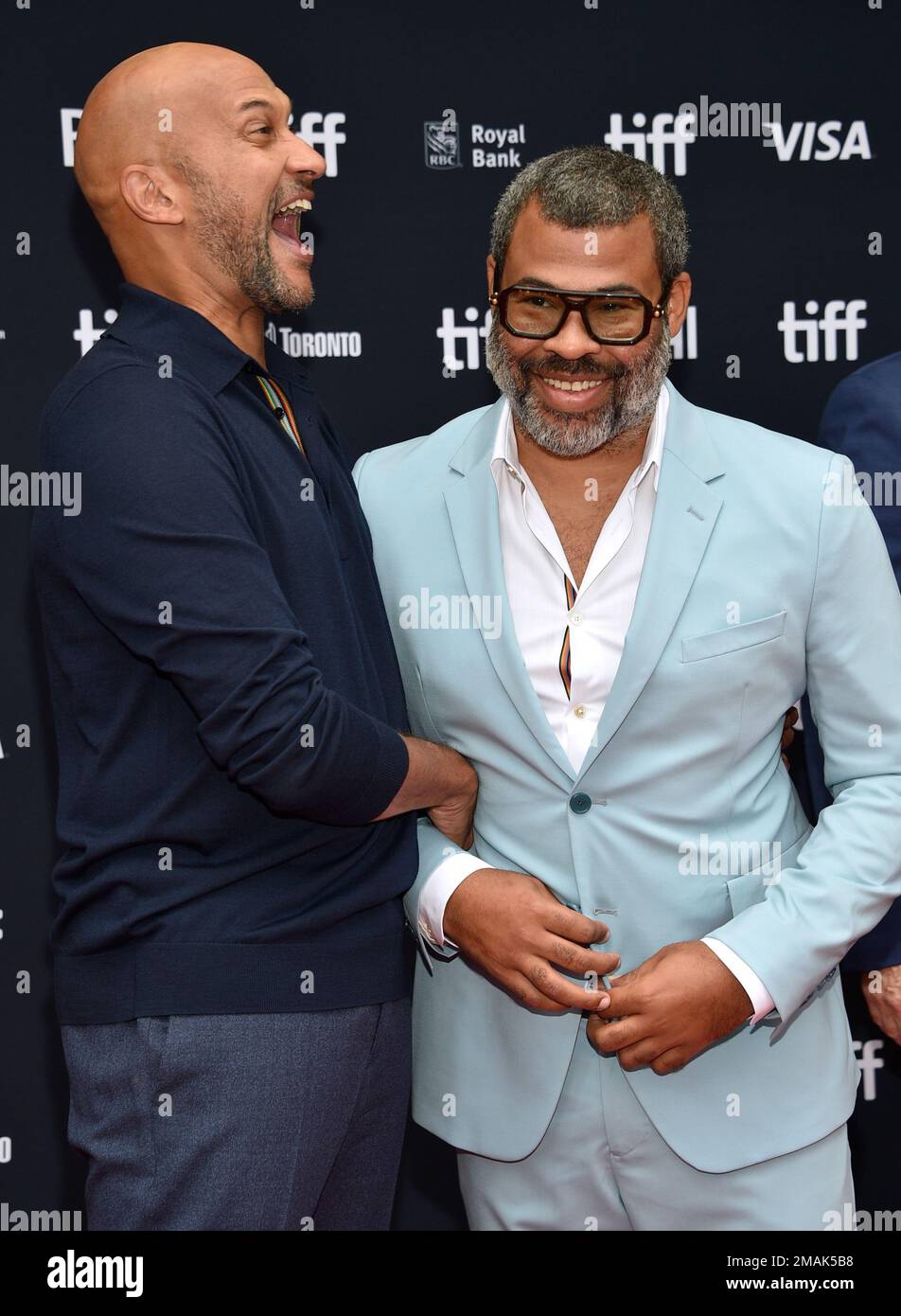 Keegan-Michael Key, left, and Jordan Peele attend the premiere of ...