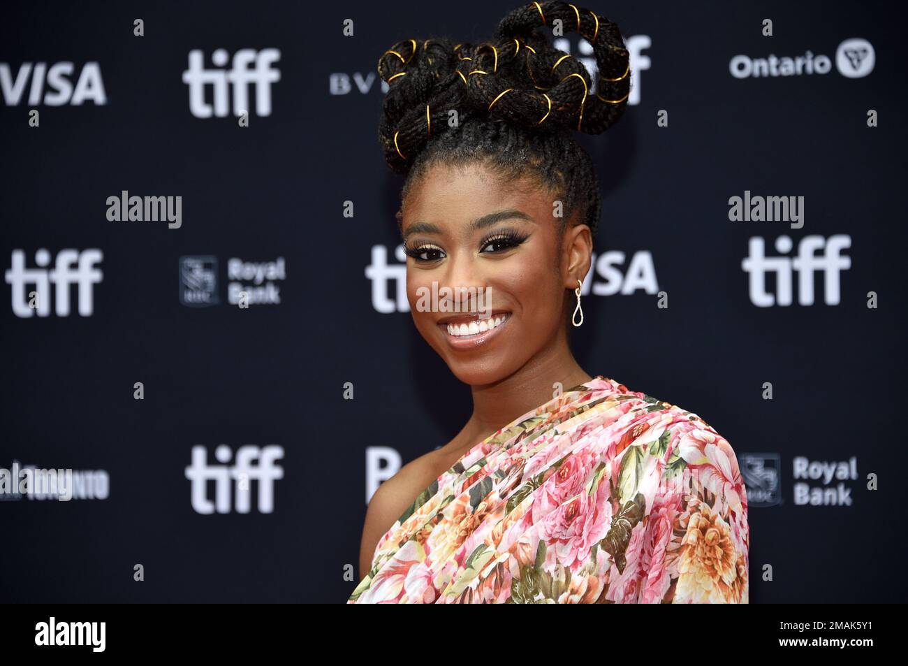 Lyric Ross attends the premiere of "Wendell & Wild" at the Princess of ...