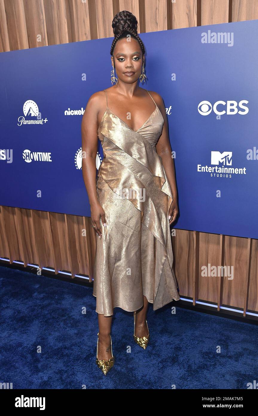 Novi Brown arrives at the Paramount Emmy Party on Saturday, Sept. 10 ...