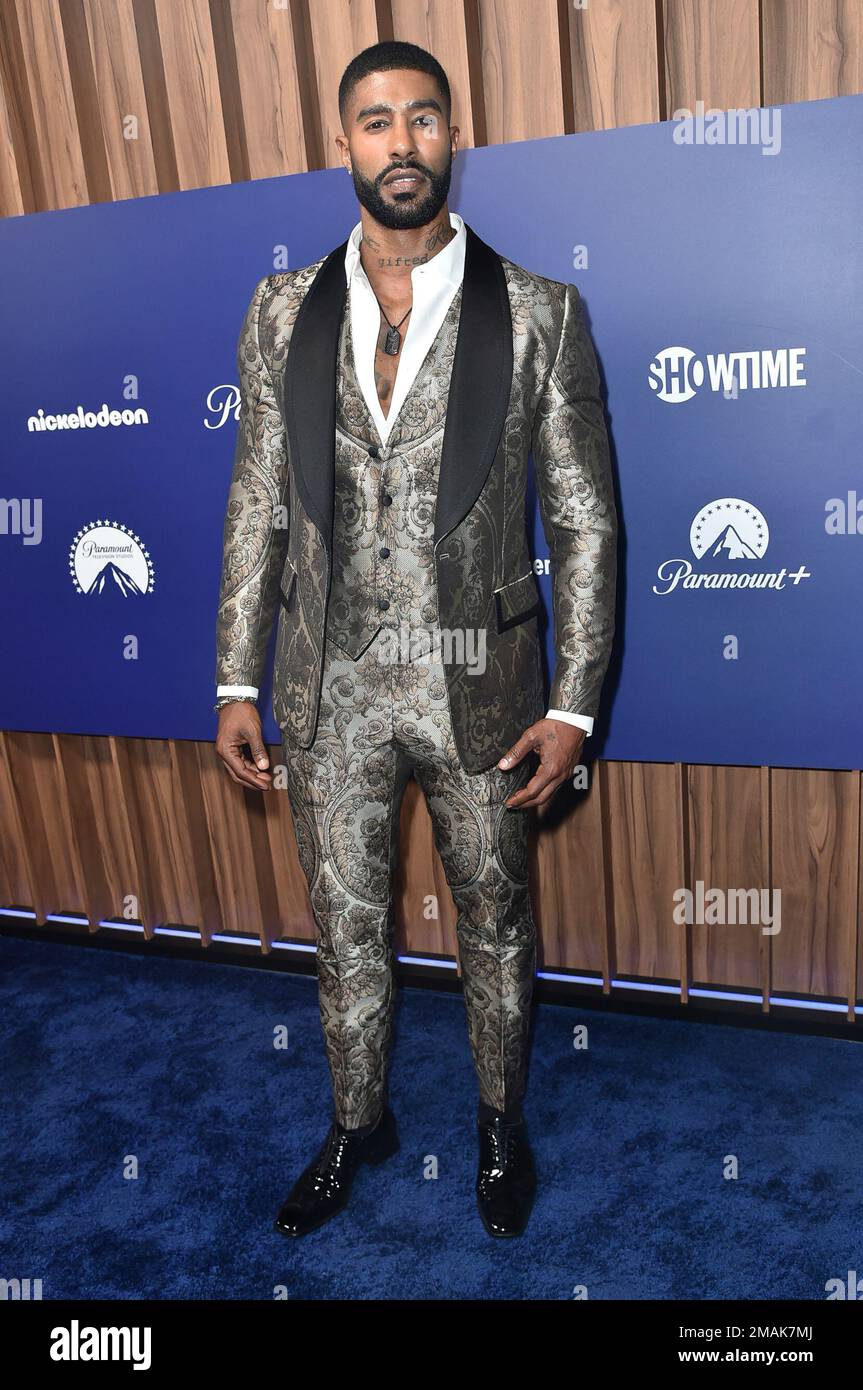 Skyh Alvester Black arrives at the Paramount Emmy Party on Saturday ...