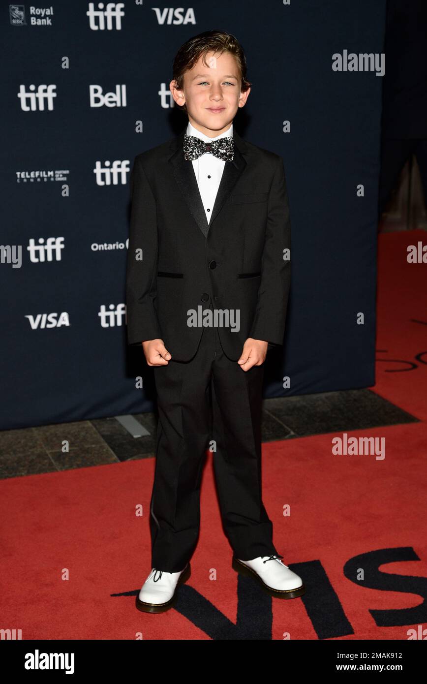 Mateo Zoryon Francis-DeFord attends the premiere of "The Fabelmans" at ...
