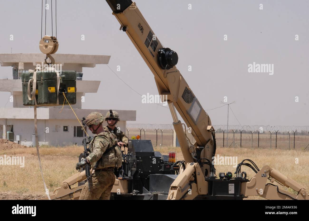 U.S. Army Sgt. Connor Dubose, left, and U.S. Army Spc. Elijah Rangel ...