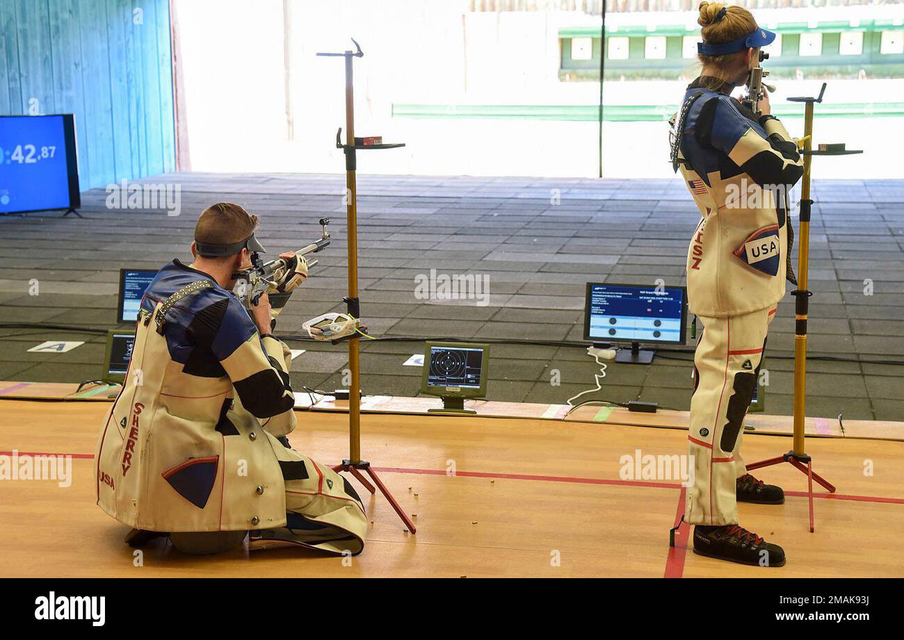 Sergeants Tim Sherry and Alison Weisz, who are both competitive ...