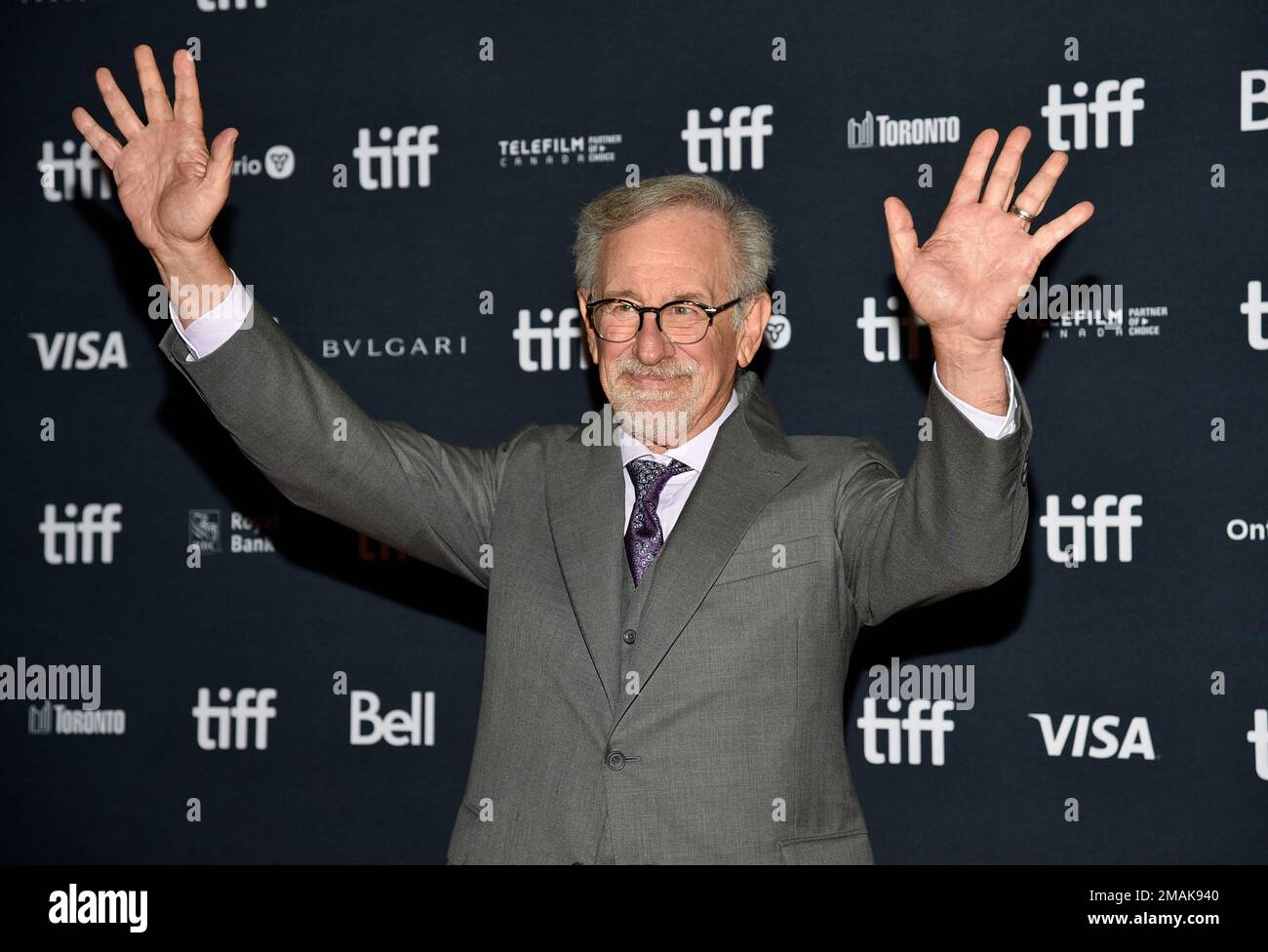 Director Steven Spielberg attends the premiere of "The Fabelmans" at ...