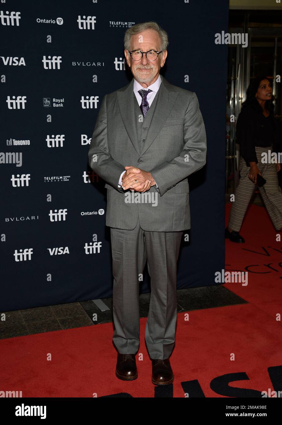 Director Steven Spielberg attends the premiere of "The Fabelmans" at ...
