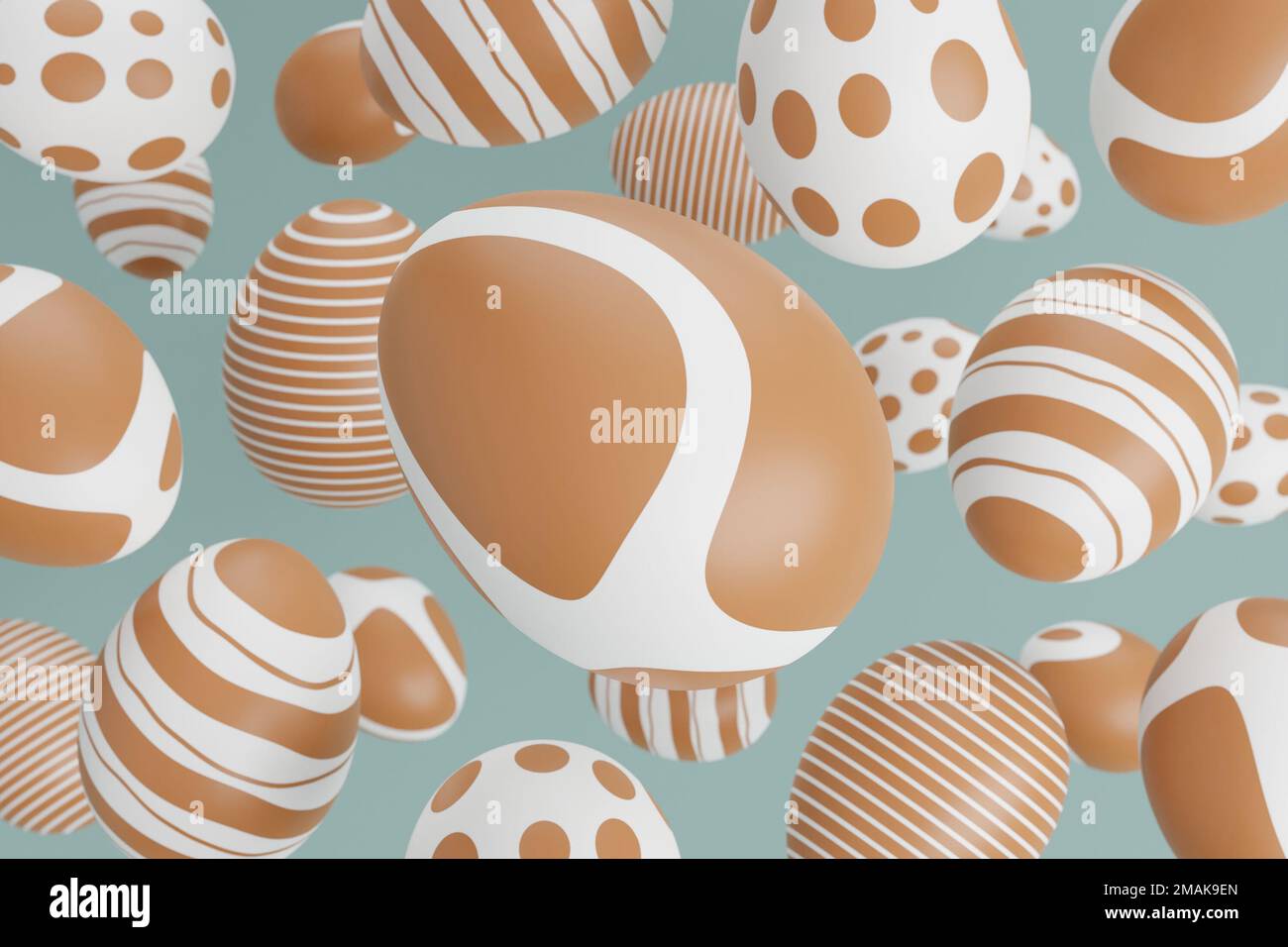 gold egg falling easter 3d render illustration Stock Photo - Alamy