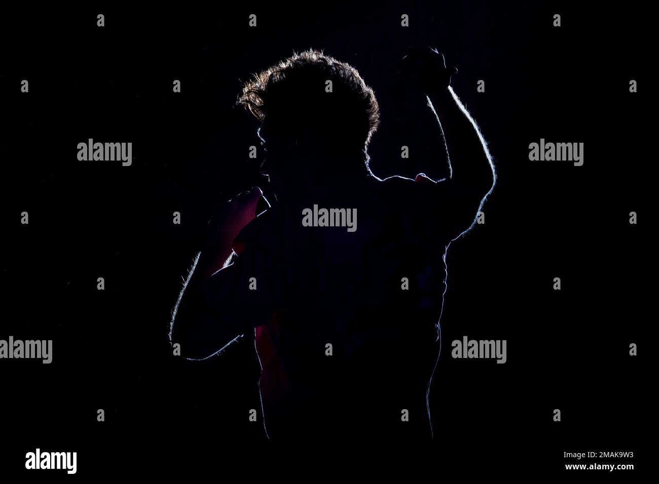 Lead singer Dan Smith of the British band Bastille performs during the ...