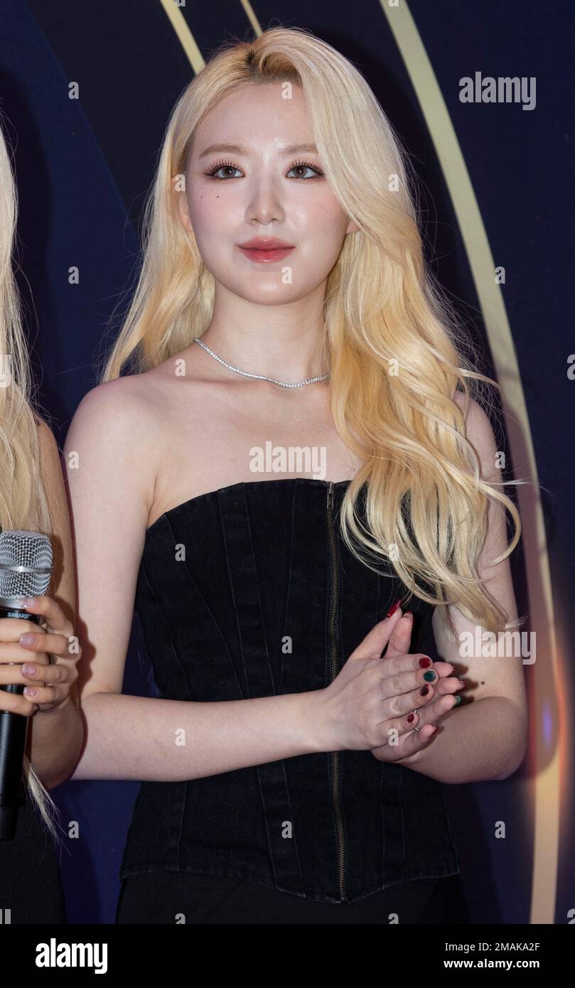 Seoul, South Korea. 19th Jan, 2023. Shuhua from K-Pop girl group (G)I ...