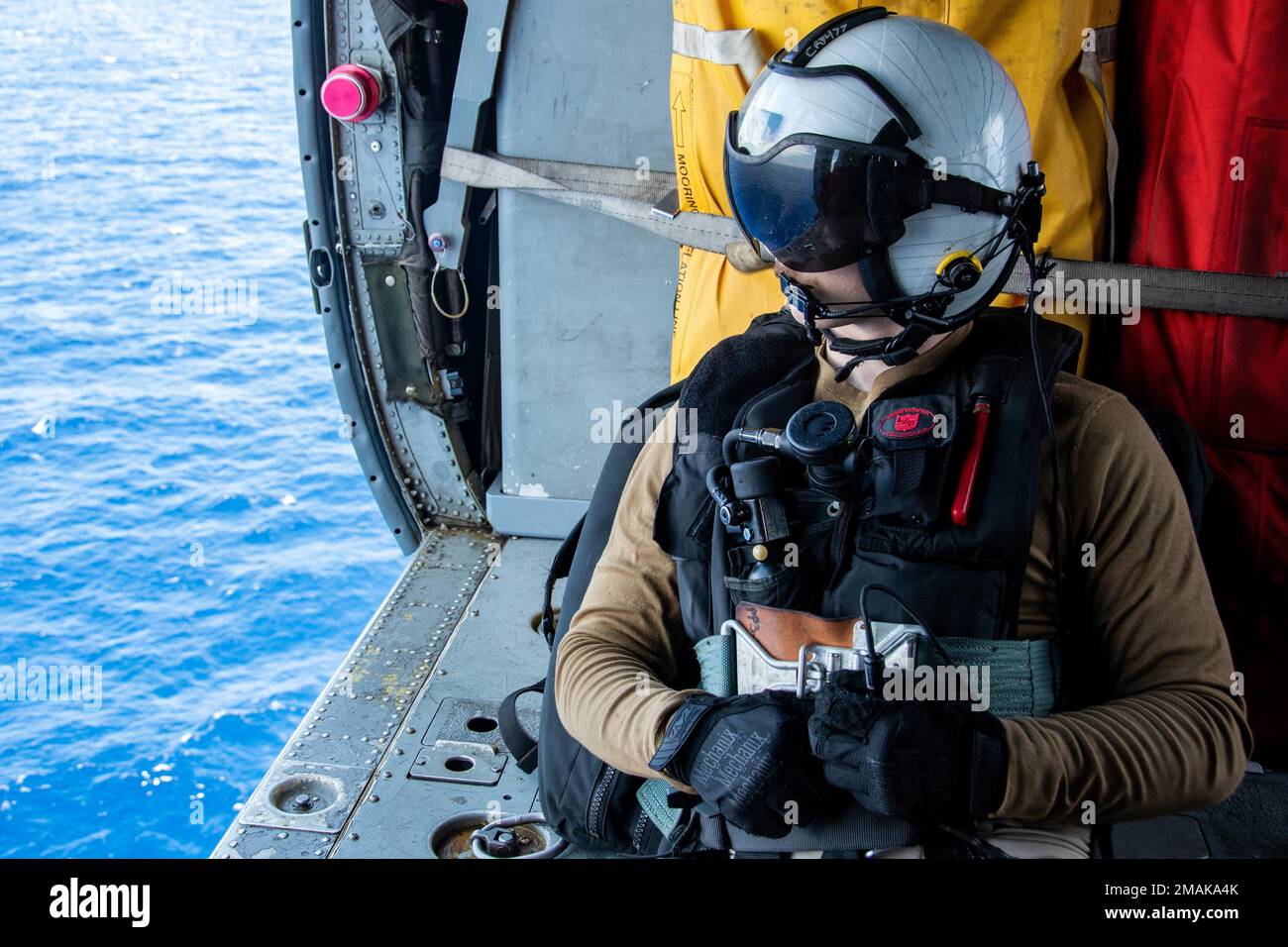 220529-N-BR419-1188 PHILIPPINE SEA (May 29, 2022) Naval Air Crewman ...