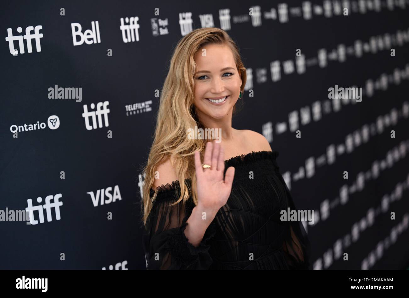 Jennifer Lawrence attends the premiere of "Causeway" at the Royal ...