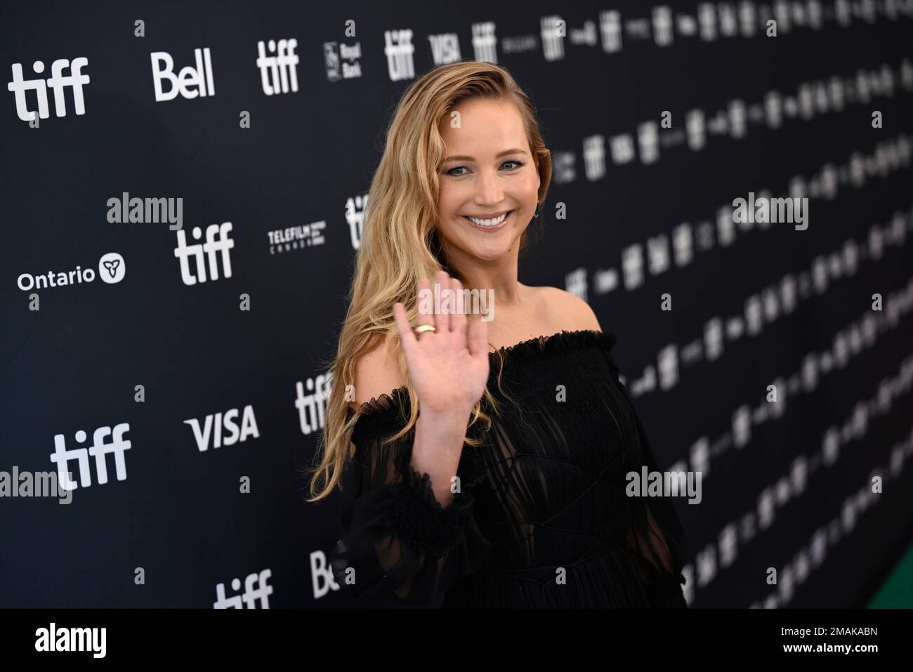 Jennifer Lawrence attends the premiere of "Causeway" at the Royal ...