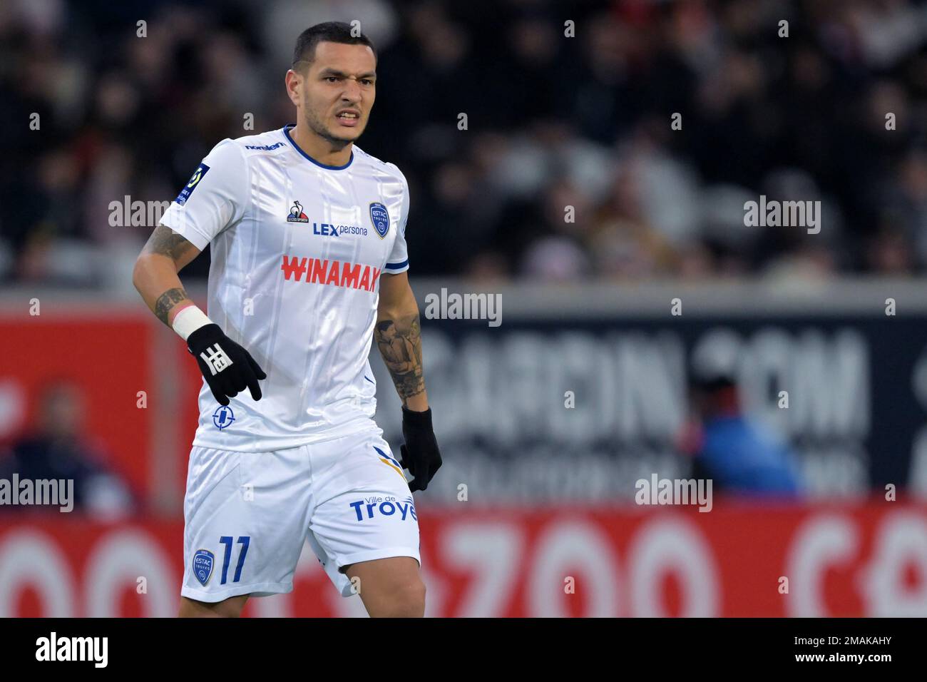 LILLE - Rony Lopes of Estac Troyes during the French Ligue 1 match ...