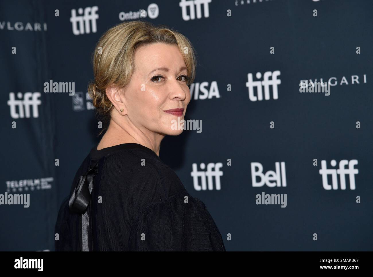 Linda Emond attends the premiere of "Causeway" at the Royal Alexandra ...