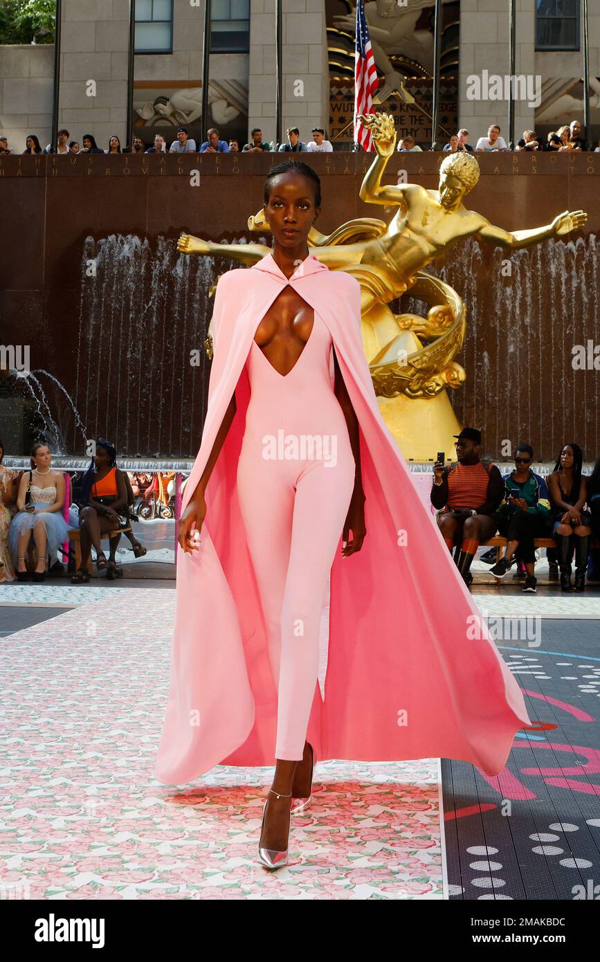The Victor Glemaud Spring 2023 collection is modeled during Fashion ...
