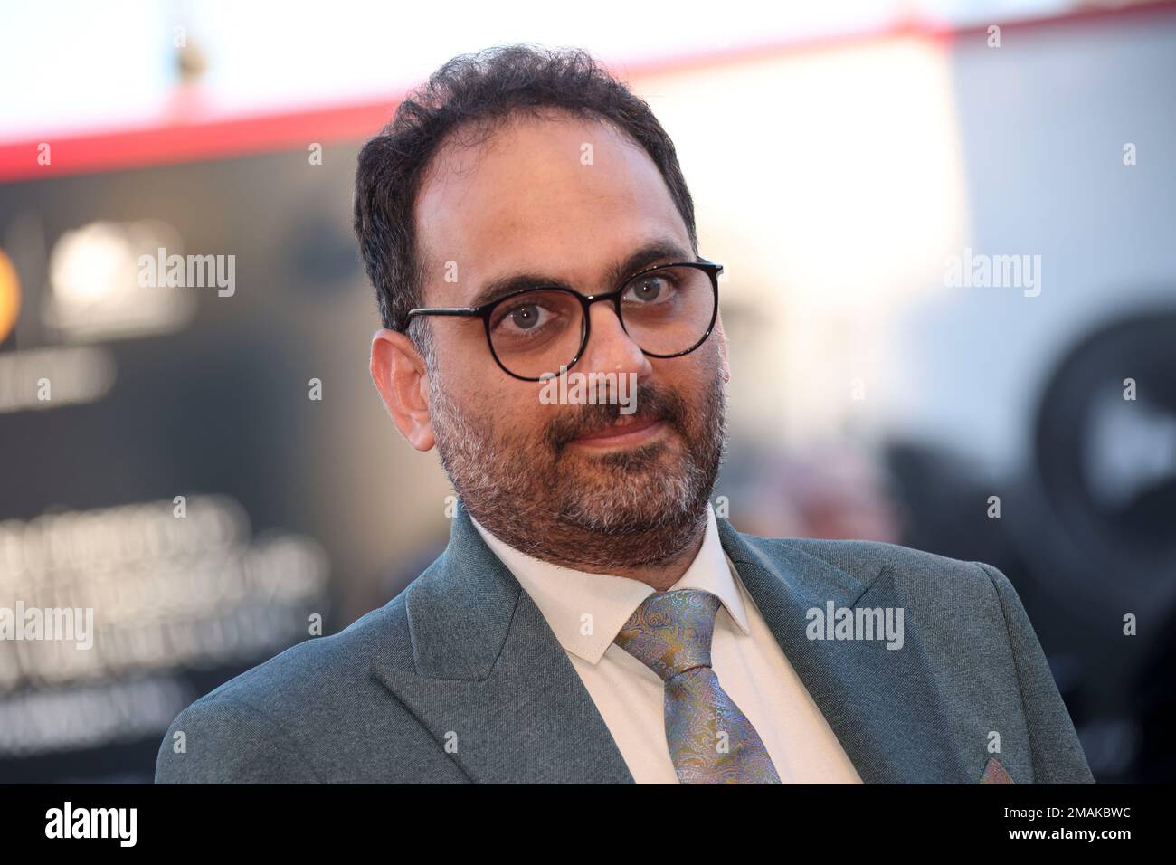 Reza Heydari poses for photographers upon arrival at the premiere of ...