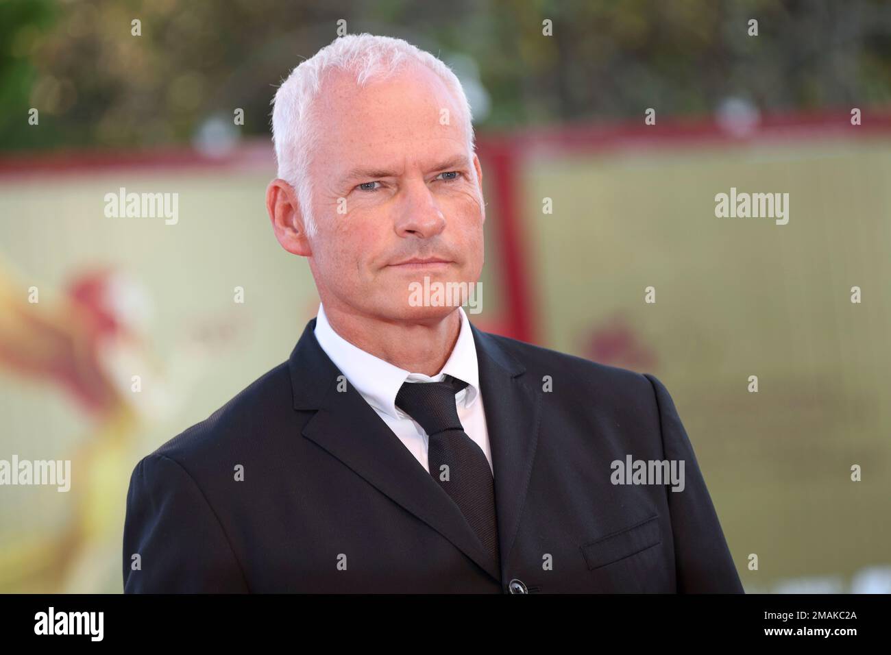 Martin McDonagh poses for photographers upon arrival at the premiere of ...