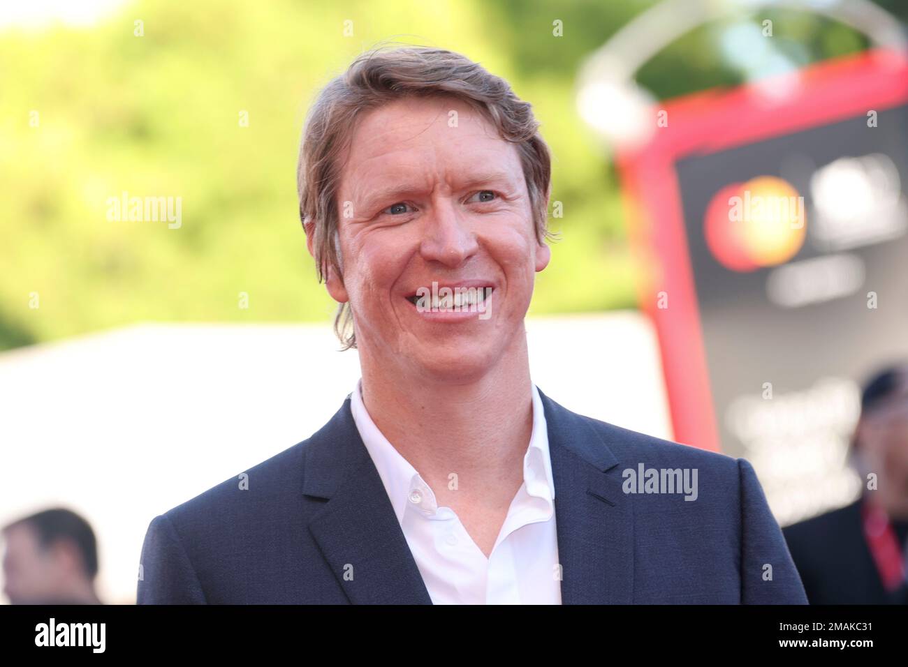Sam Spruell poses for photographers upon arrival at the premiere of the ...