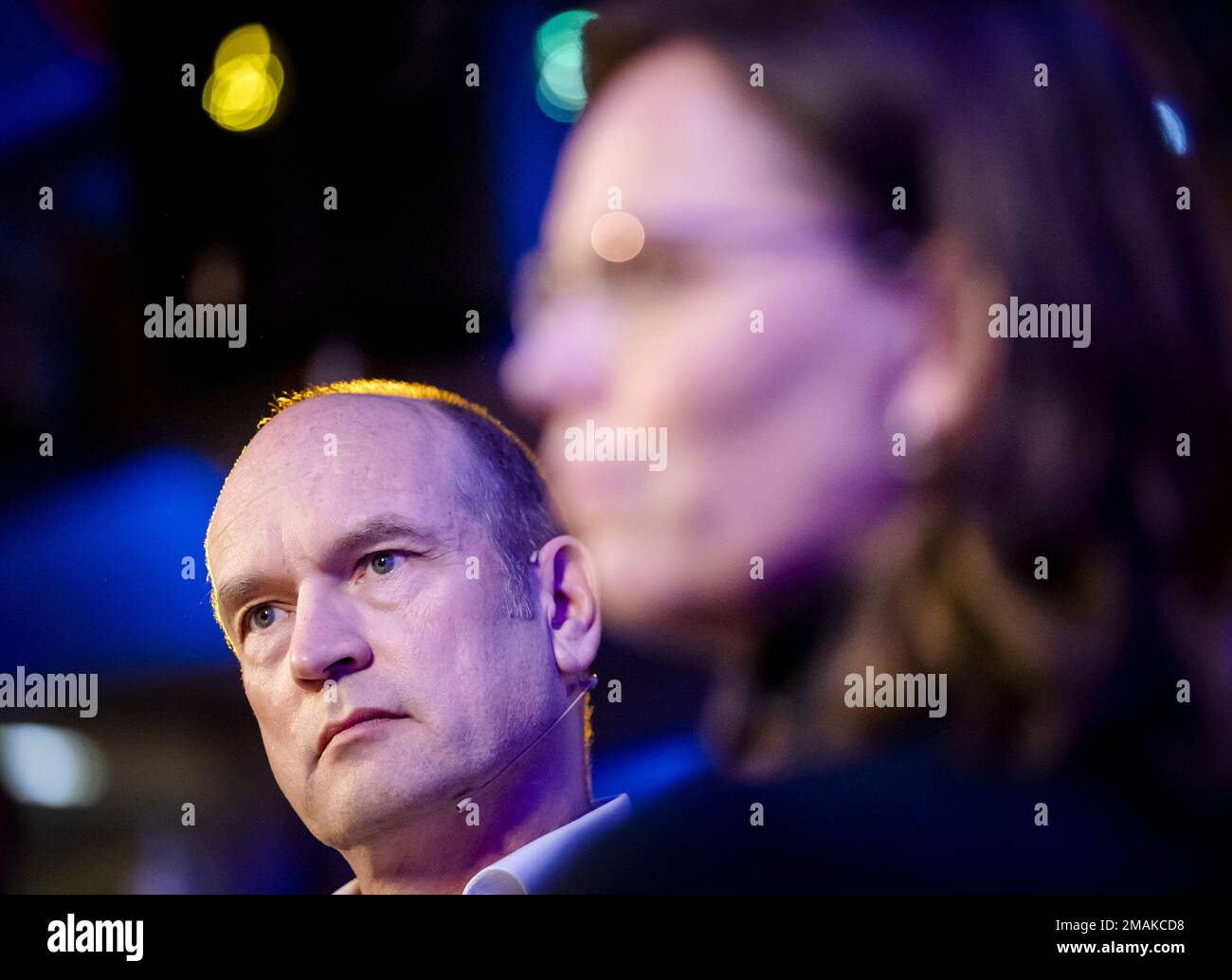 AMERSFOORT - Gert-Jan Segers and Mirjam Bikker during the second winter ...