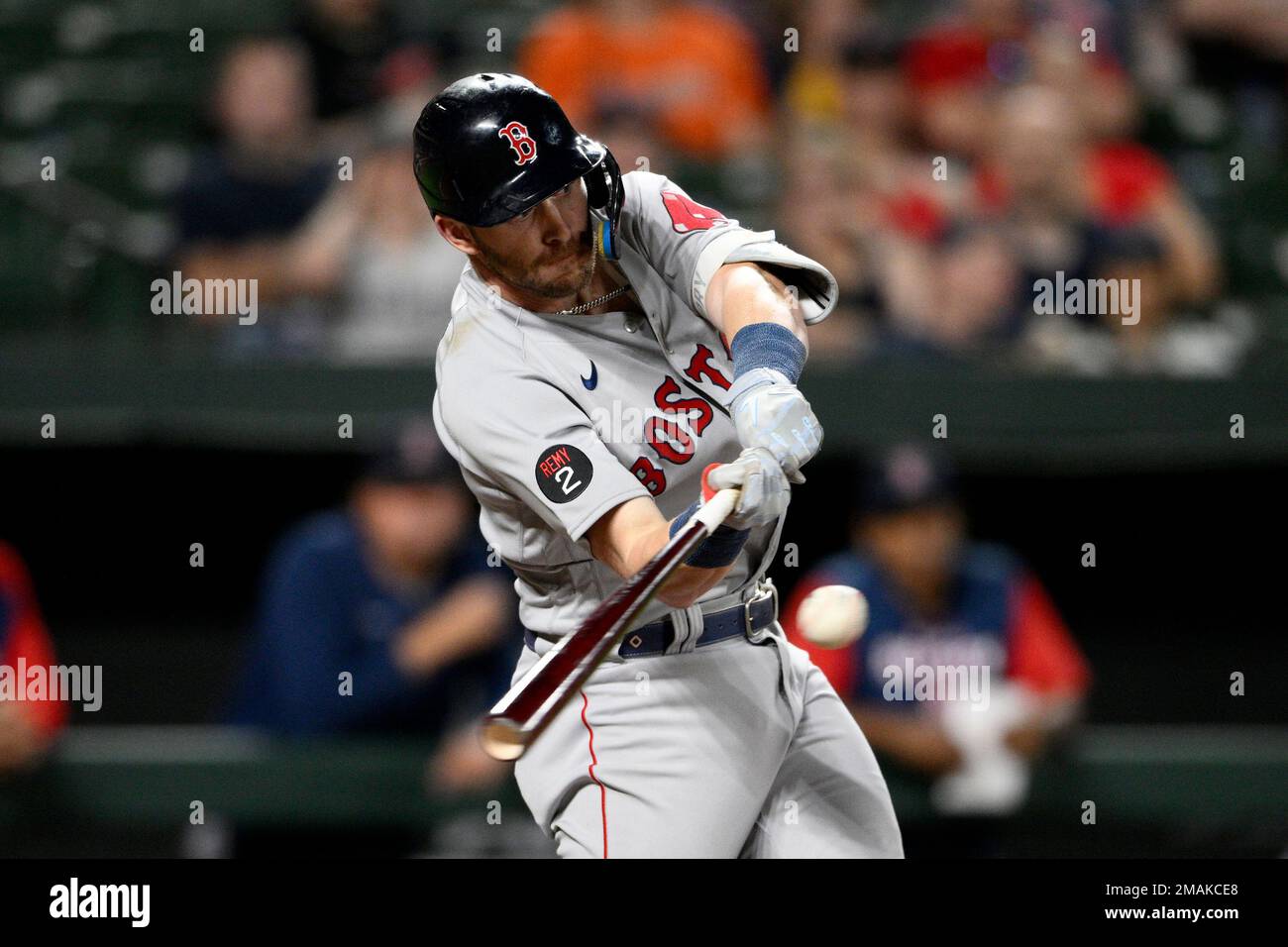 Boston Red Sox's Trevor Story in action during a baseball game against ...