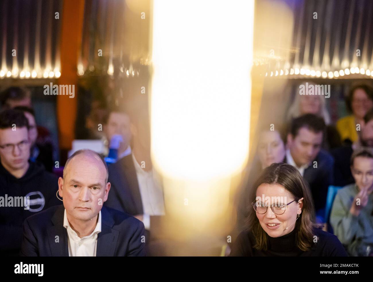 AMERSFOORT - Gert-Jan Segers and Mirjam Bikker during the second winter ...