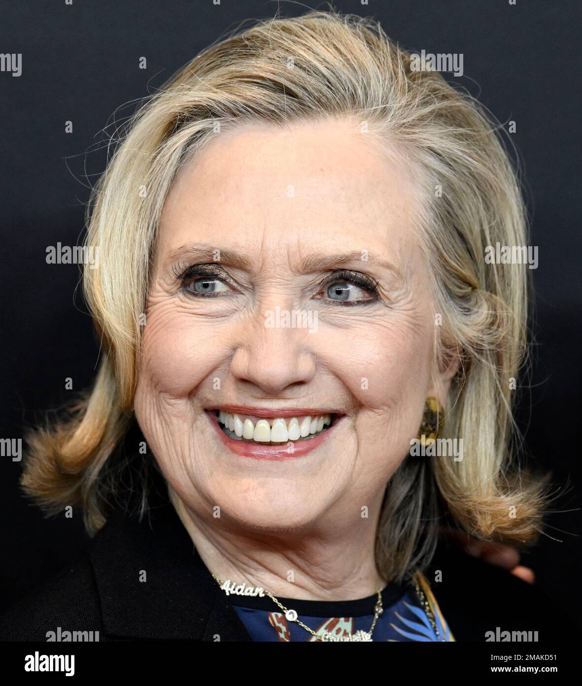 Executive producer Hillary Clinton attends the premiere for "In Her ...