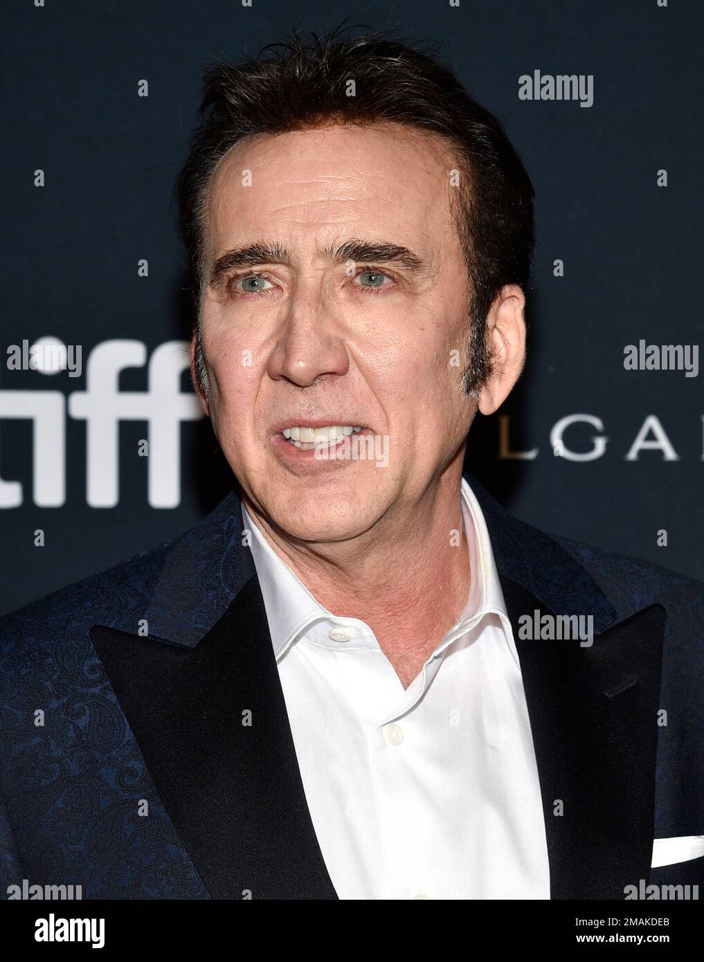 Nicolas Cage attends the premiere of "Butcher's Crossing" at Roy ...