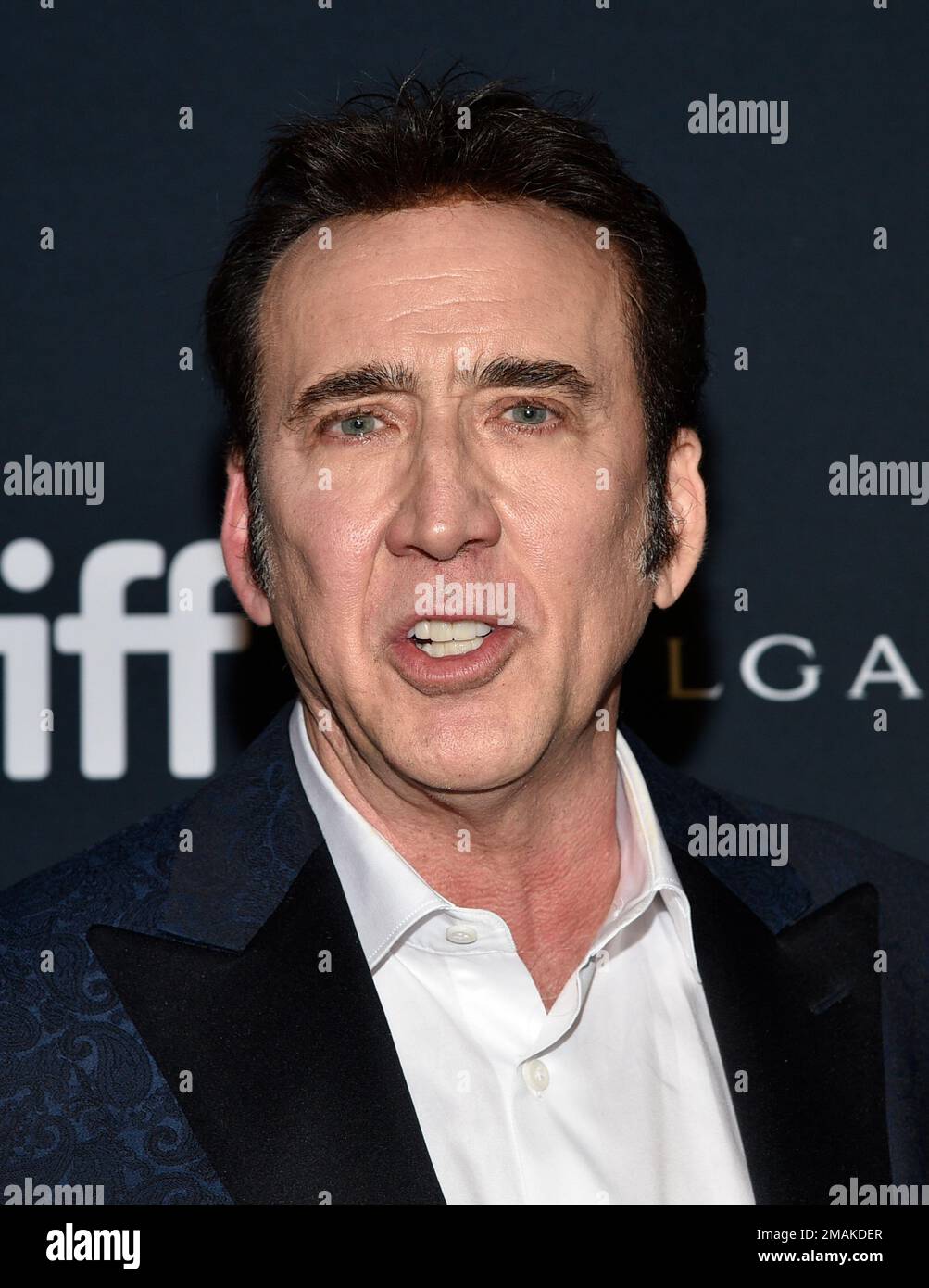 Nicolas Cage attends the premiere of "Butcher's Crossing" at Roy ...