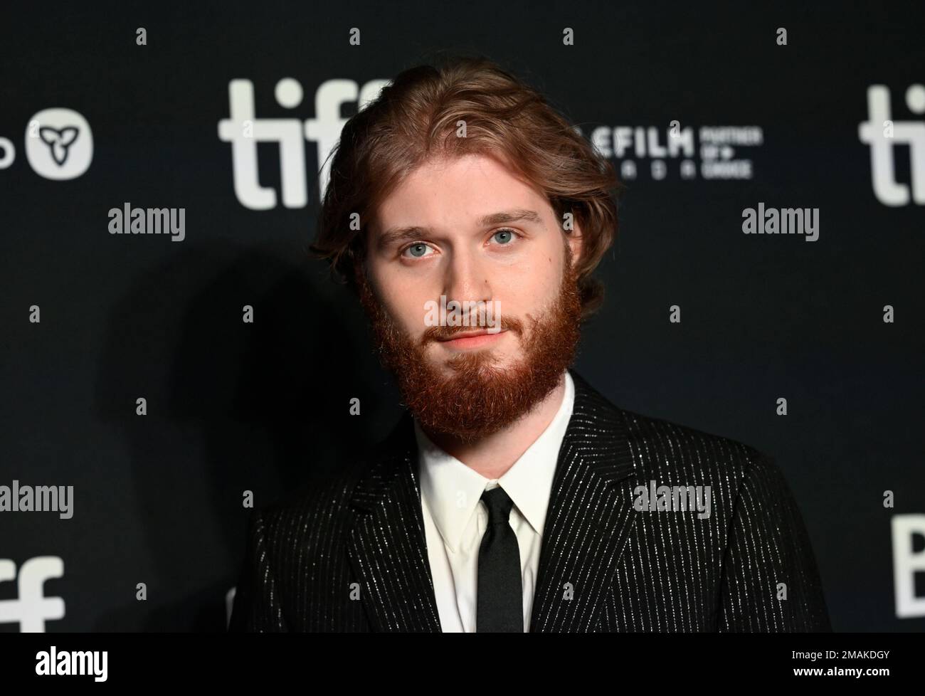 Fred Hechinger attends the premiere of "Butcher's Crossing" at Roy ...