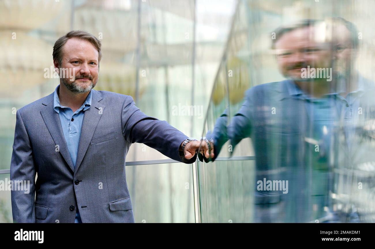 Rian Johnson, writer/director of "Glass Onion: A Knives Out Mystery ...