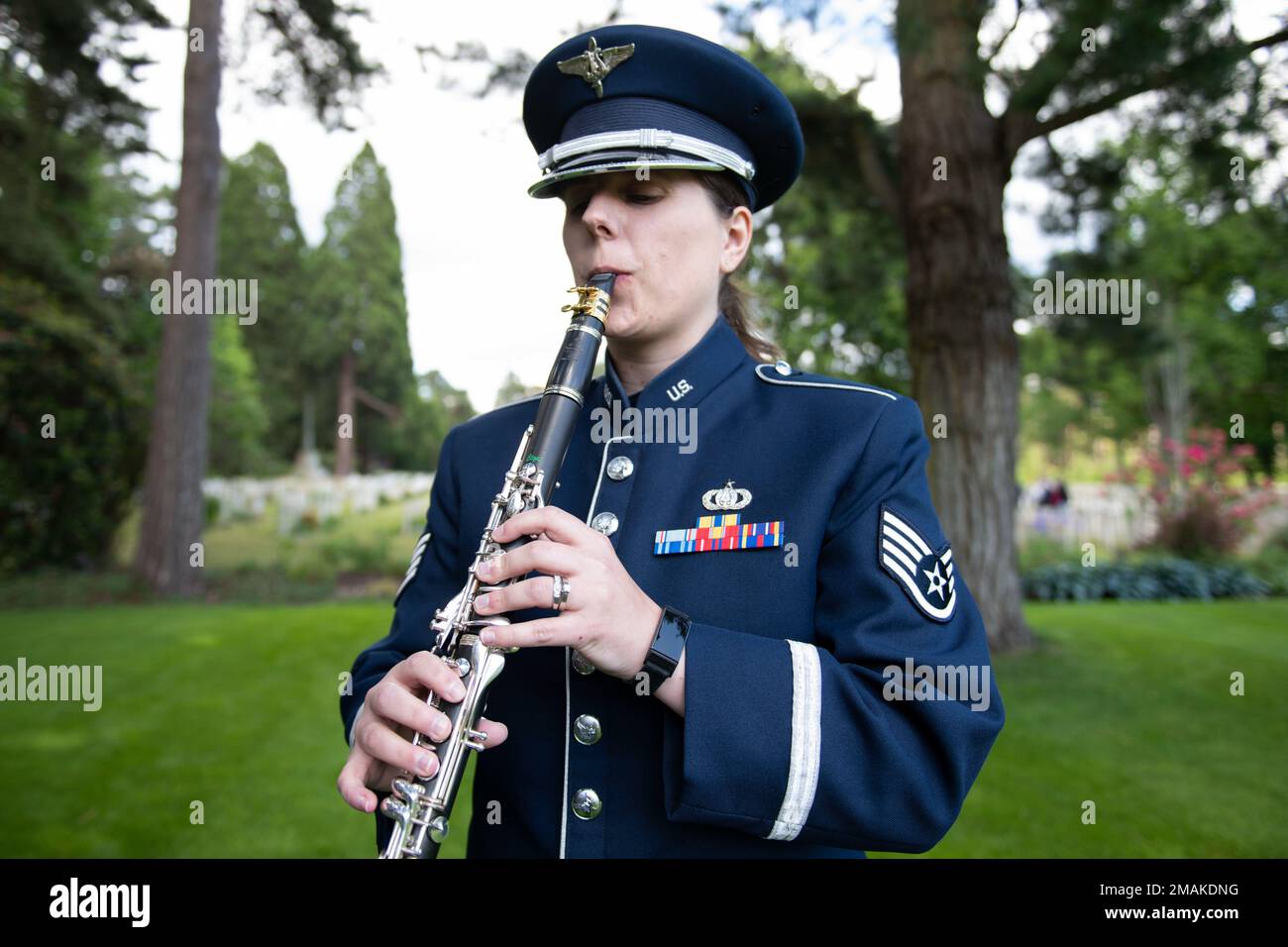 U.S. Air Force Staff. Sgt. Chloe Holmes, U.S. Air Forces in Europe Band ...