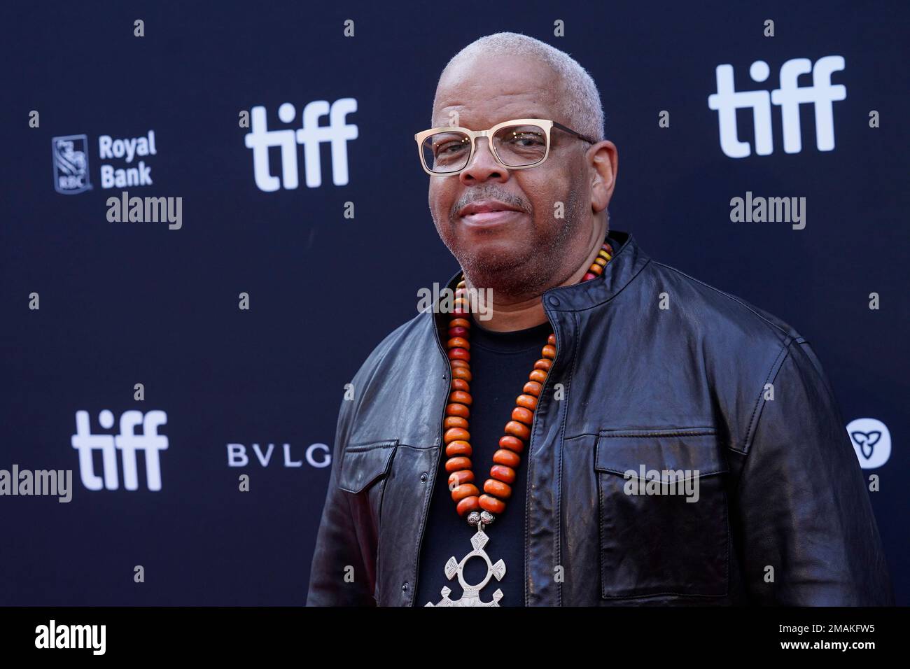 Composer Terence Blanchard poses at the premiere of the film "The Woman King" at Roy Thomson ...