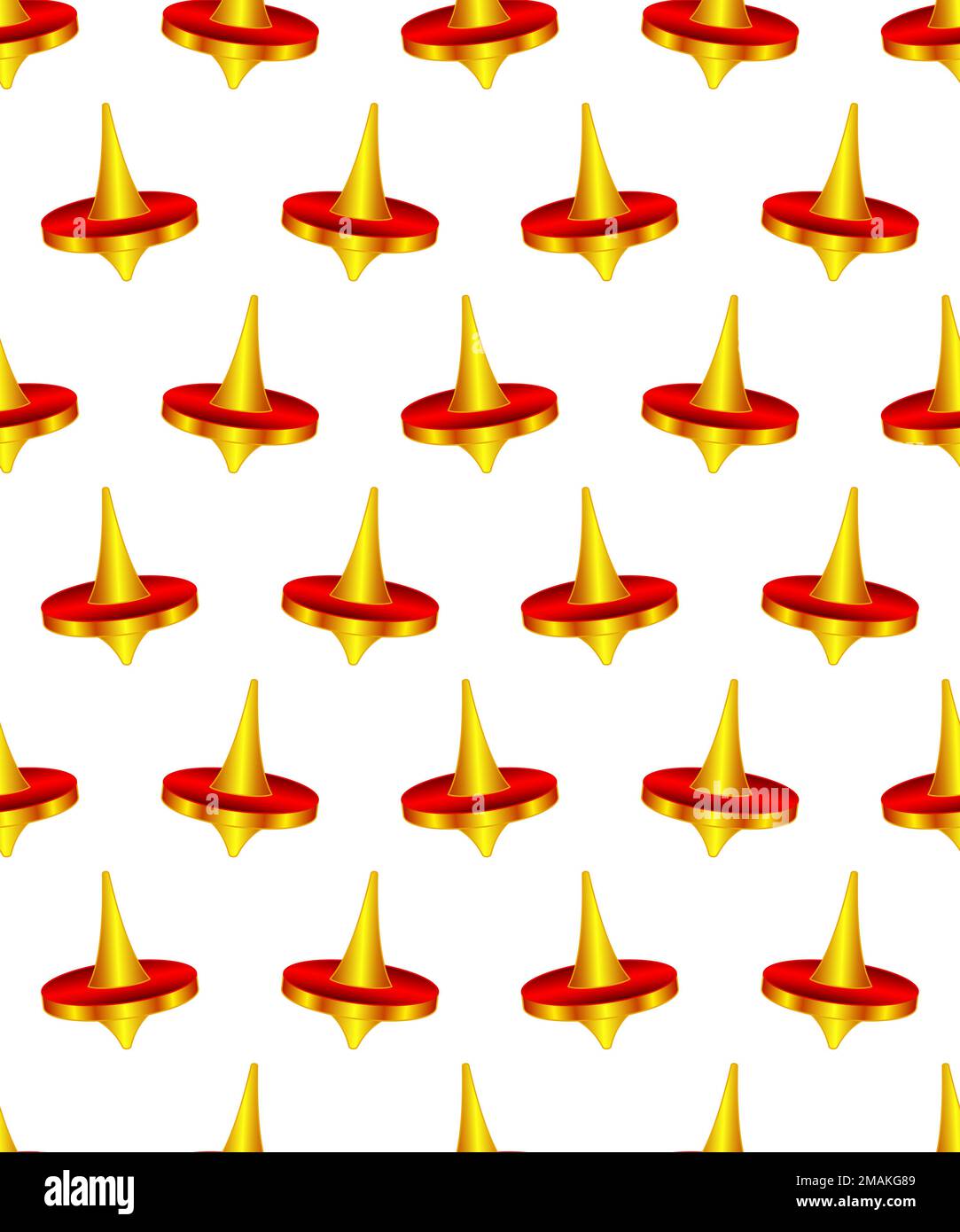 Seamless pattern of a spinning top toy Stock Vector Image & Art - Alamy