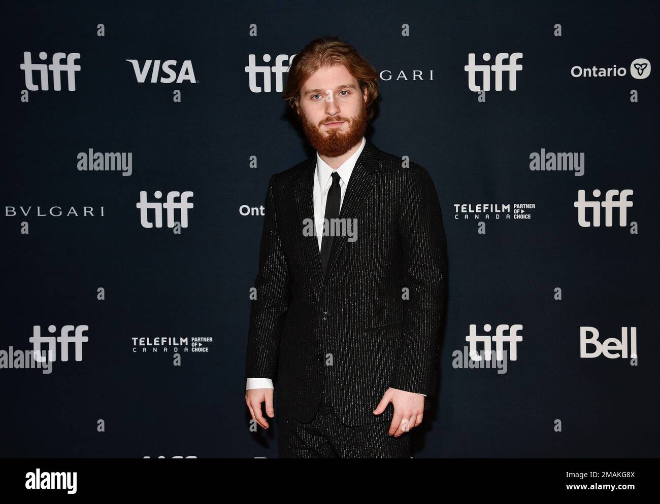 Fred Hechinger attends the premiere of "Butcher's Crossing," on Day 2 ...