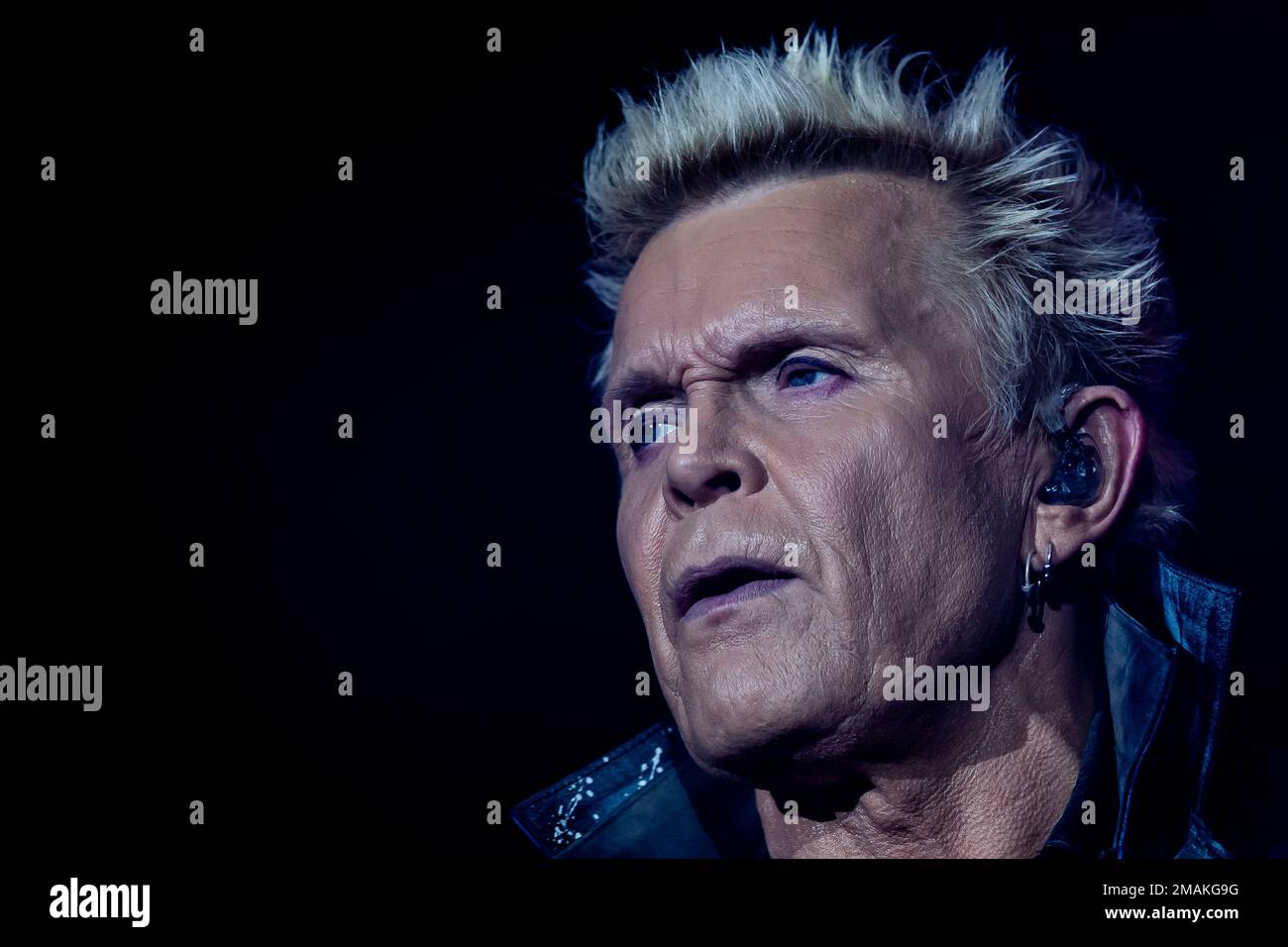 British singer Billy Idol performs during the Rock in Rio music ...