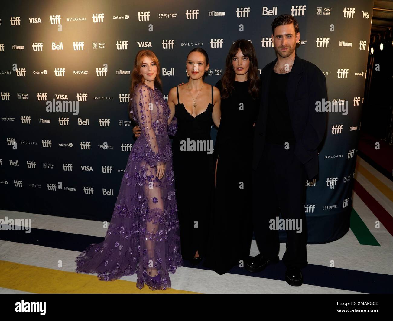 From left, Amelia Gething, Alexandra Dowling, Emma Mackey and Oliver ...