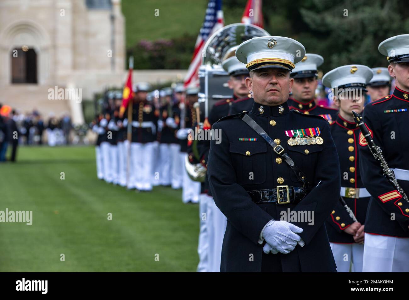 U S Marine Corps Chief Warrant Officer 2 Stephen Howell A Band