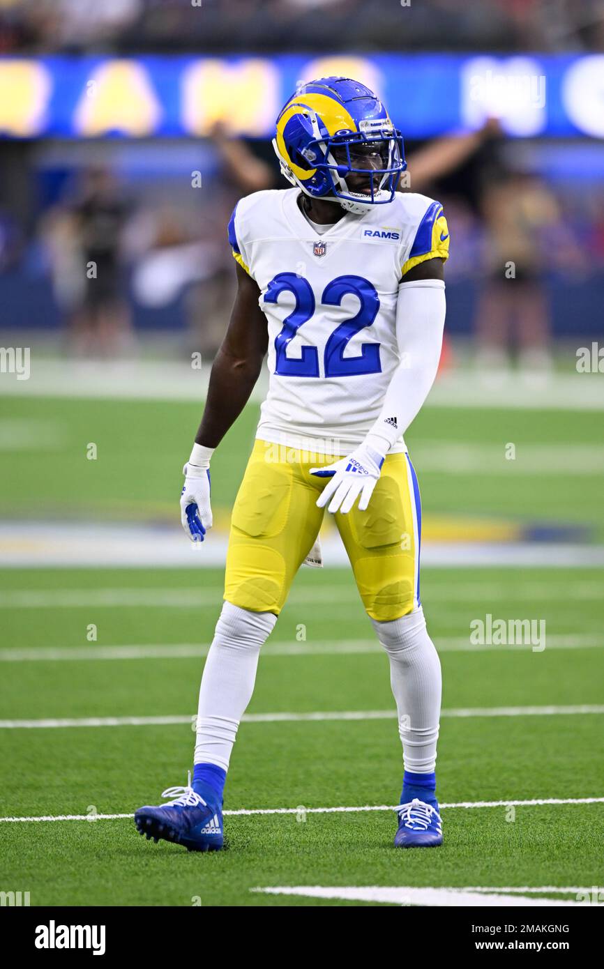 Los Angeles Rams cornerback David Long Jr. (22) plays during an NFL ...