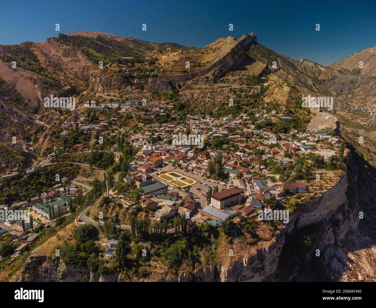 houses of different times in the ancient mountain village of Chokh in ...
