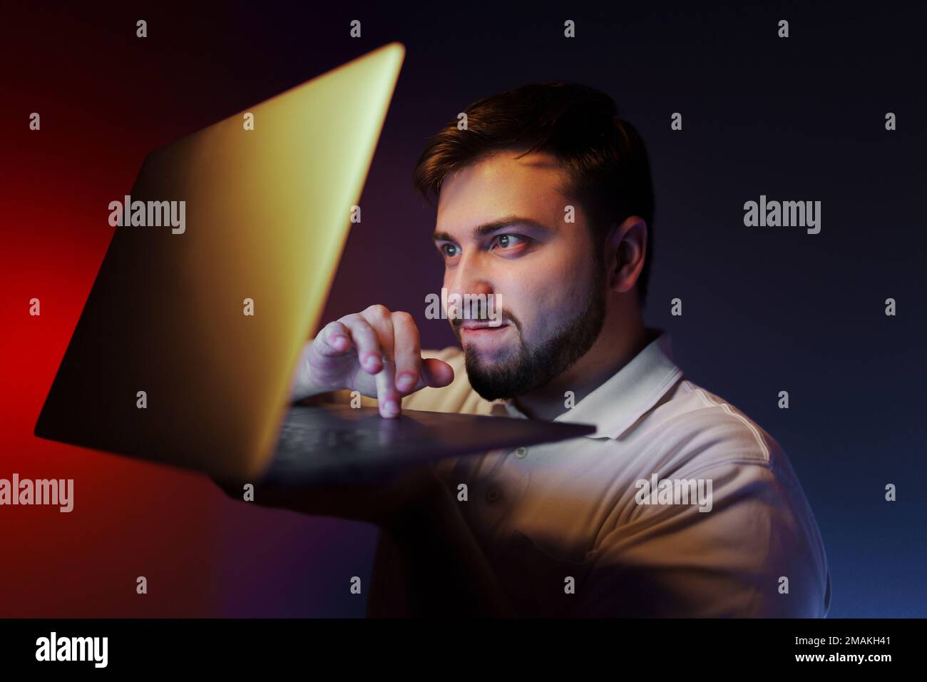 Beautiful lighting behind man hi-res stock photography and images - Alamy